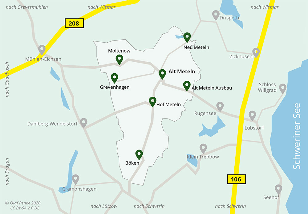 Ortsteile Gemeinde Alt Meteln Ortsteile Gemeinde Alt Meteln